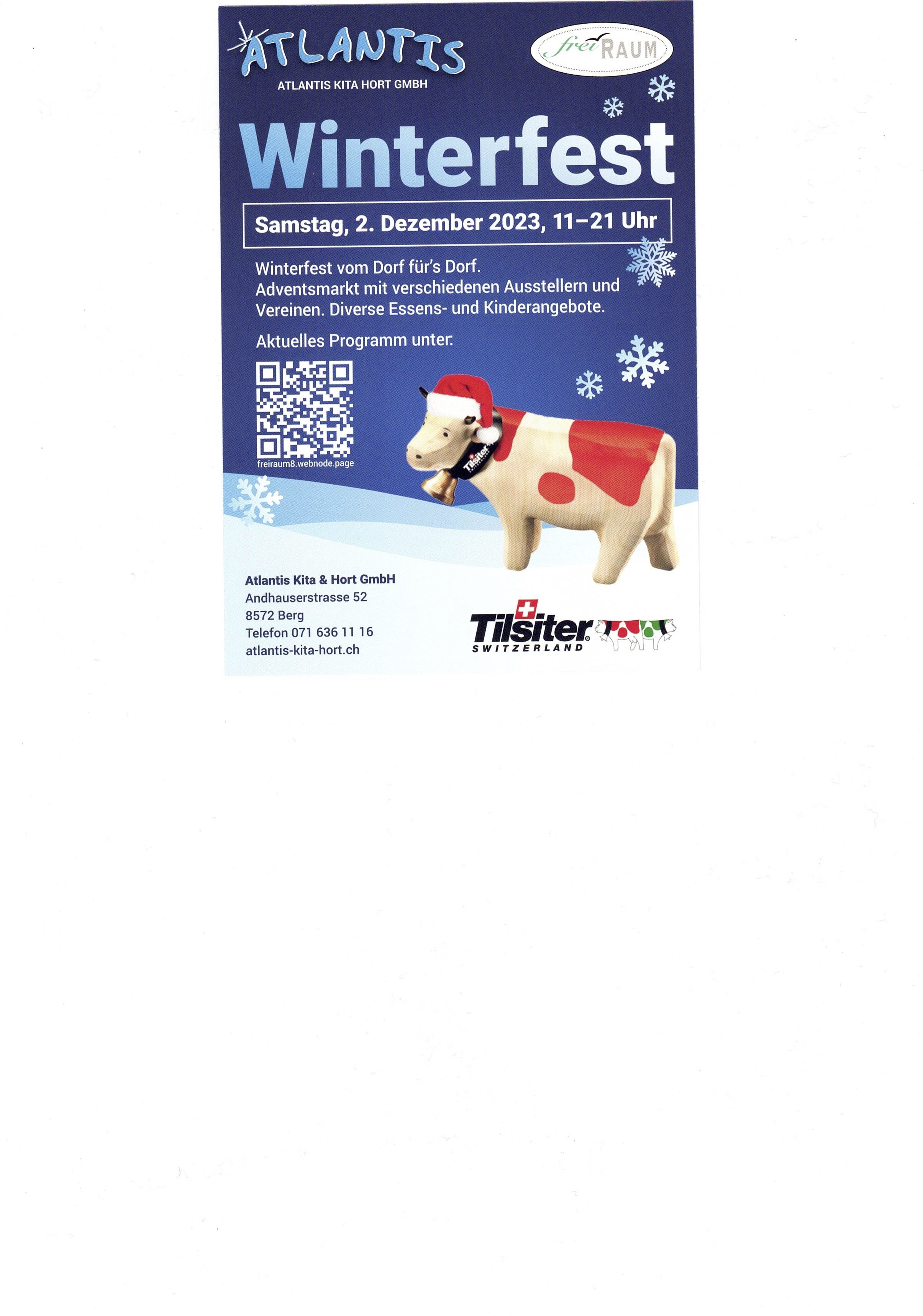 Winterfest mit Kirchgemeinde und GENTS, Evang. Kirchgemeinde Berg TG